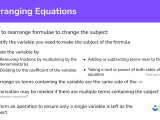 Rearranging Equations Gcse Maths Steps Examples
