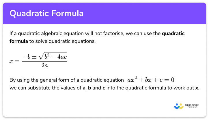 How To Solve A Quadratic Equation Formula - Tessshebaylo