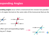 Corresponding Angles Gcse Maths Steps Examples