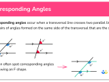 Corresponding Angles Gcse Maths Steps Examples