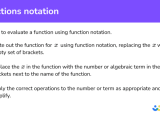 Function Notation Gcse Maths Steps Examples Worksheet