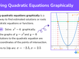 Quadratic Equation Worksheet