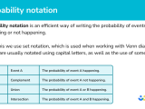 Probability Notation Gcse Maths Steps Examples Worksheet