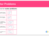 Vector Problems Gcse Maths Steps Examples Worksheet