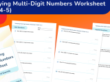 Free Multiplying Multi Digit Numbers Worksheet