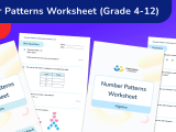 Free Number Patterns Worksheet