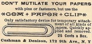 The paperclip – a GEM of an idea