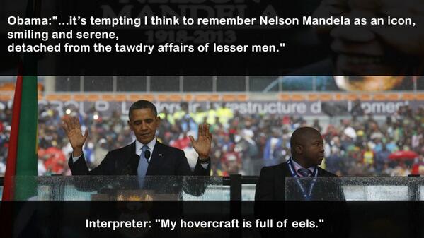Mandela Memorial Fake Interpreter Memes