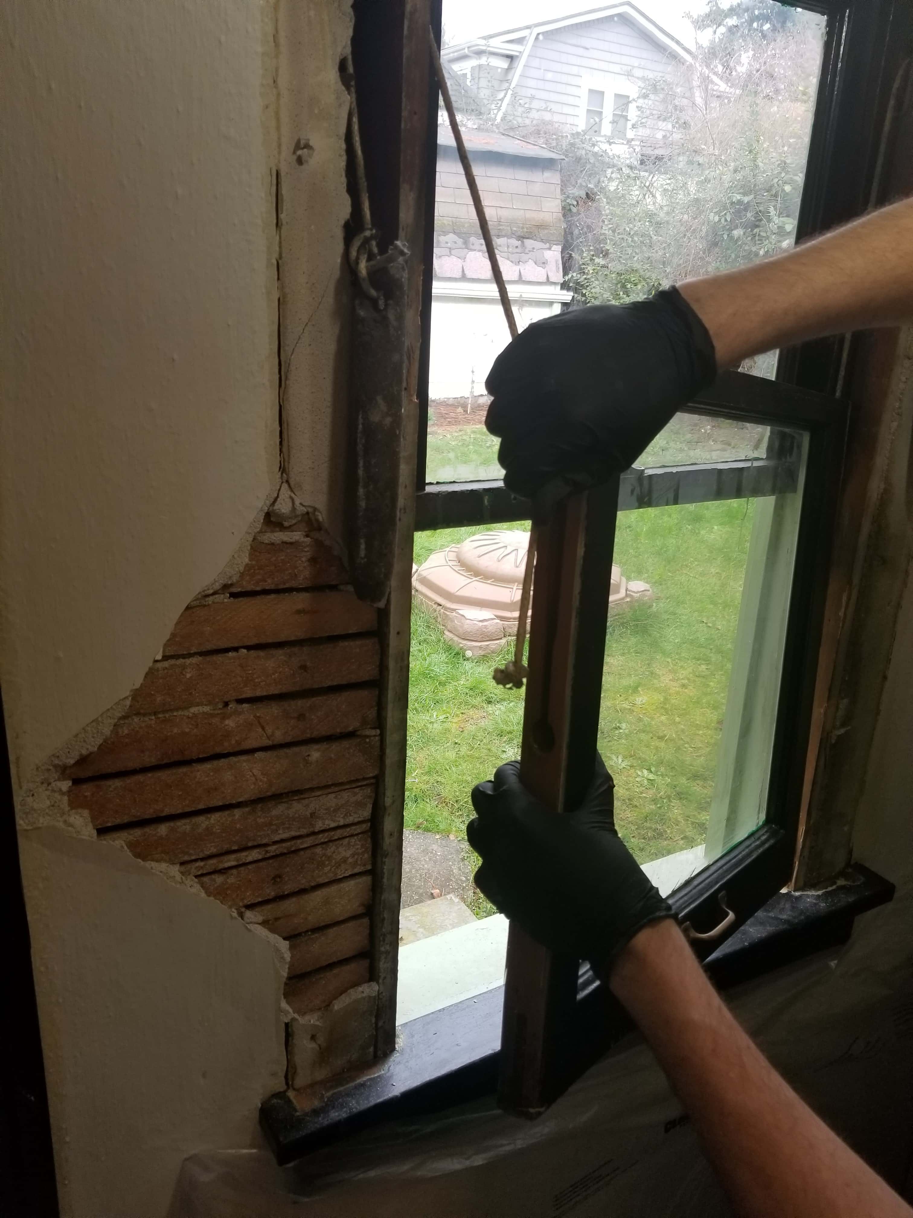 How To Replace A Sash Cord In Windows That Have No Stop Trim - This ...