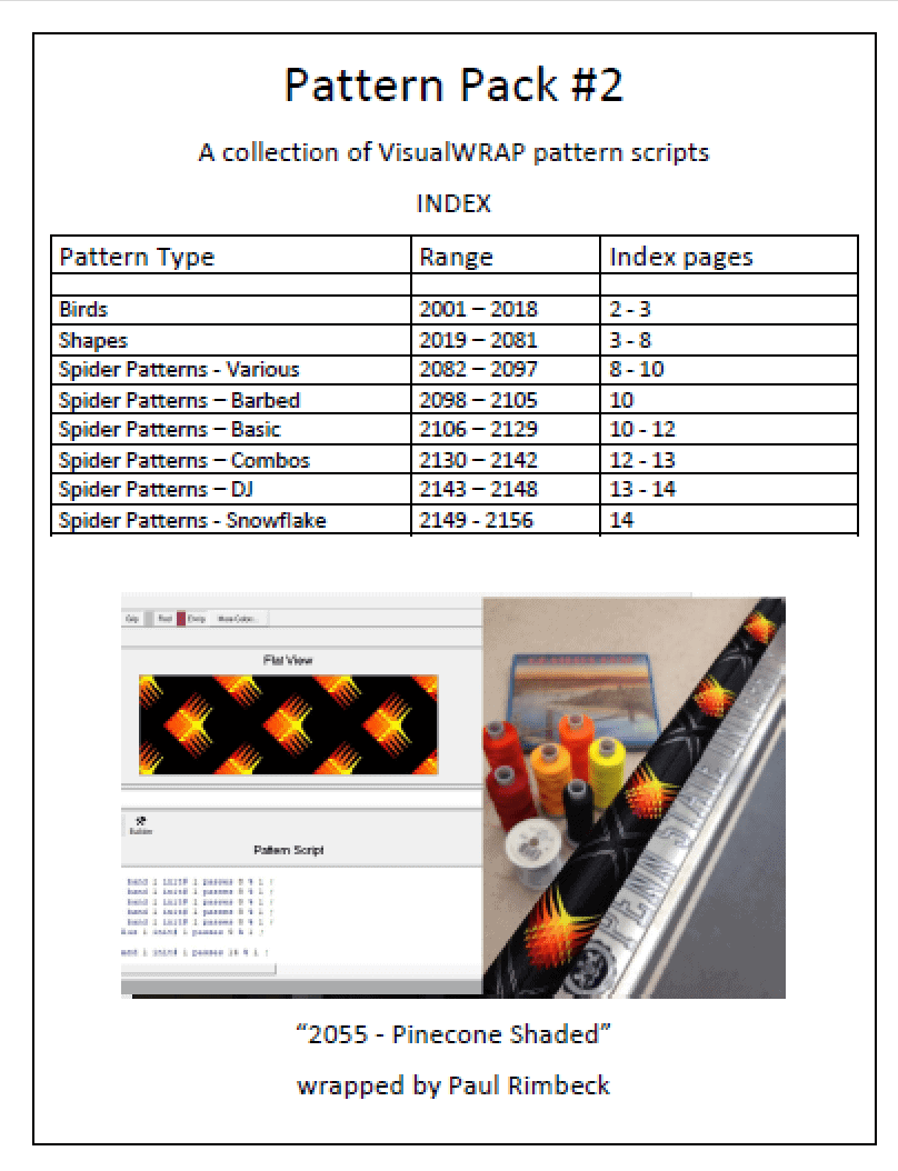 VisualWRAP Pattern Pack #2 - ThreadCentral