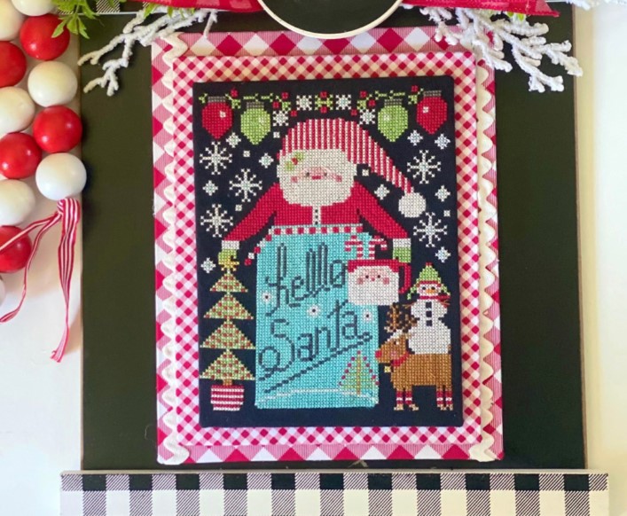 All Jarred Up: Hello Santa by Stitching with the Housewives – Threaded ...