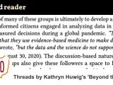 Kathryn Huwig S Beyond The Data S Threads Thread Reader App
