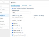 Liking Commenting Thrive App
