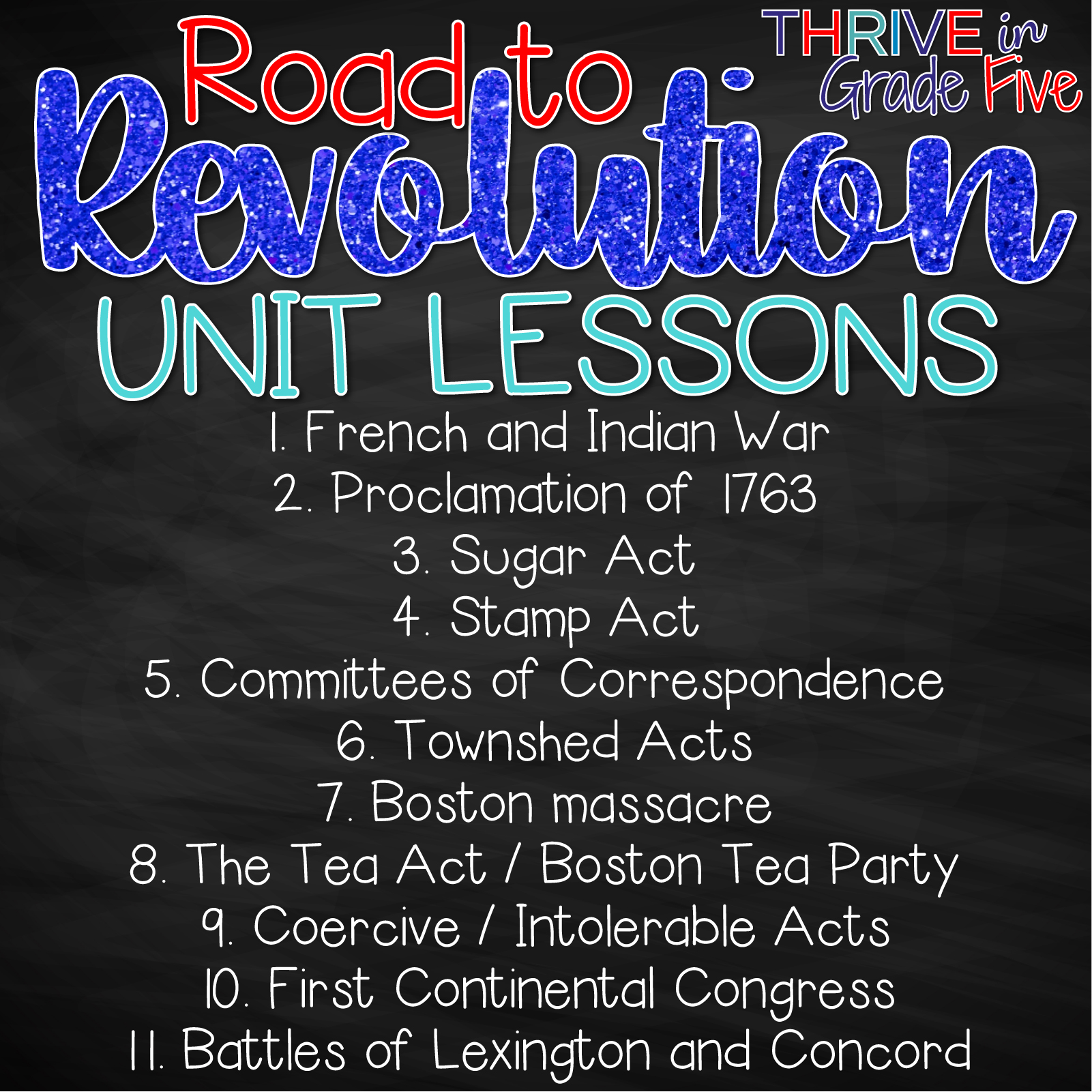 Teaching the American Revolution - Thrive in Grade Five