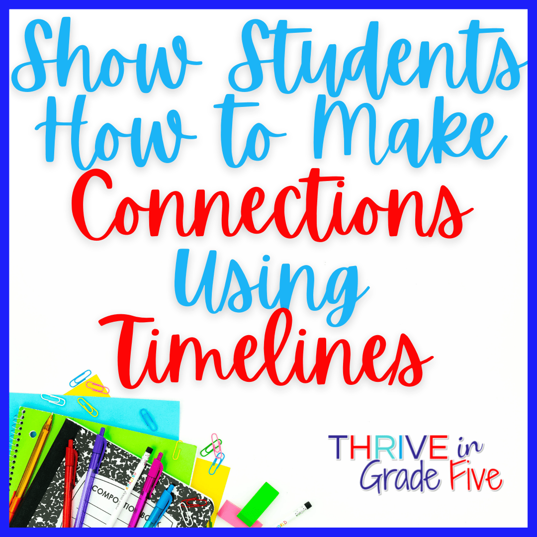 How to Teach Timelines in Social Studies Class - Thrive in Grade Five