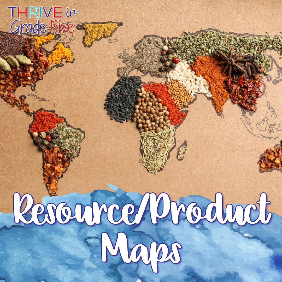 How to Teach Types of Maps - Upper Elementary - Thrive in Grade Five