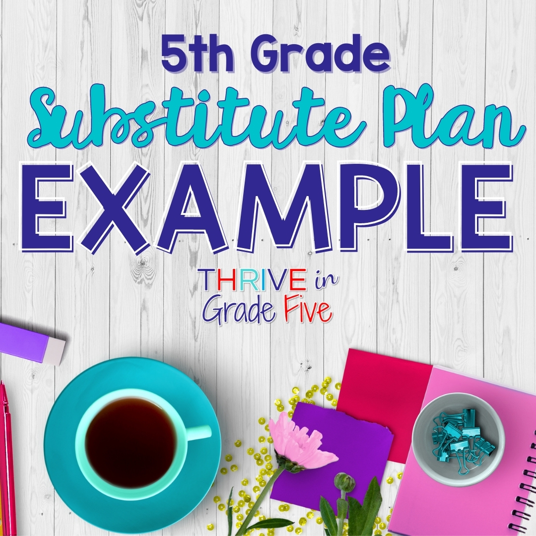 How to Prepare Substitute Teacher Plans and Activities - Thrive in ...