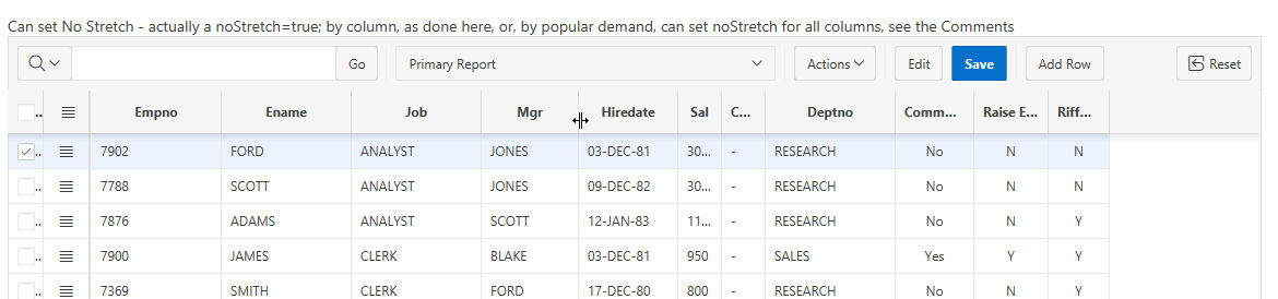Apex Interactive Grid Column Widths And Nostretch Th Technologyth