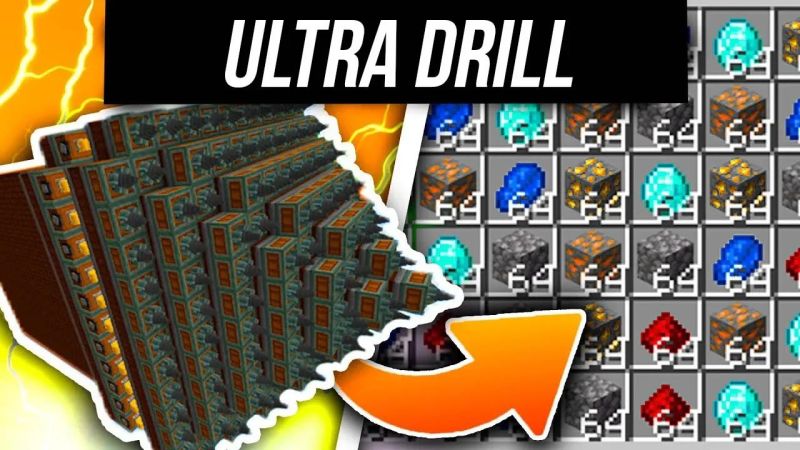 Drill Minecraft Mod - Download Gorgeous Geometric Image | 8K