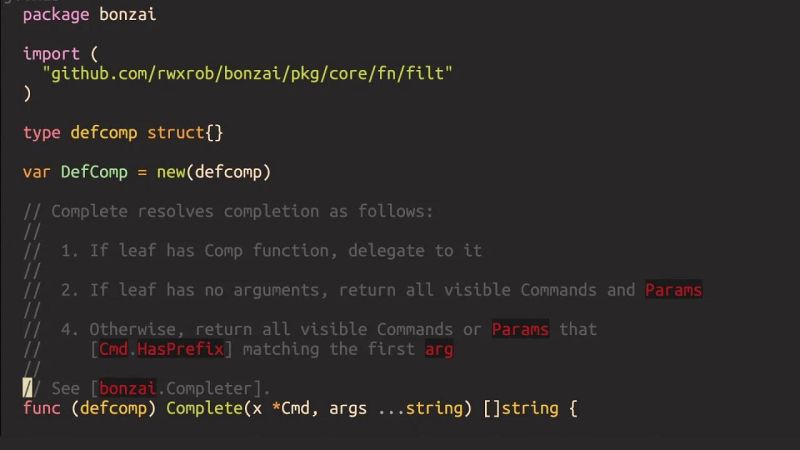 Github Rwxrob Bonzai Example Go Bonzai Composite Command Tree - Perfect Nature Pattern - HD