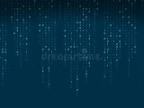 Abstract Binary Code Background Falling Streaming Binary Code