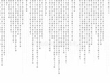 Abstract Binary Code Background Falling Streaming Binary Code