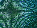 Abstract Source Code Background Modern Technology Background