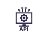 Api Application Programming Interface Icon Stock Vector Illustration