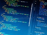 Back End Coding Workflow Of The Web Developing Colorful Code On Dark