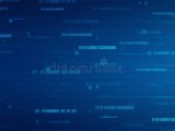 Flowing Number One And Zero Text In Binary Code Format In Technology