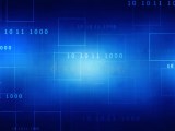 Flowing Number One And Zero Text In Binary Code Format In Technology