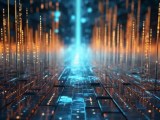 Binary Code And Data Storage Collide In A Futuristic 3d Rendering Of