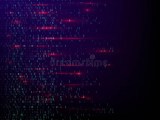 Binary Code Digital Technology Data Sorting From Chaos To System