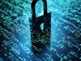 Binary Code Forms Intricate Lock Pattern On 3d Rendered Screen Stock