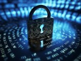 Binary Code Forms Intricate Lock Pattern On 3d Rendered Screen Stock