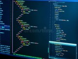 Coding Html And Css In Ide Macro Web Development Software Source