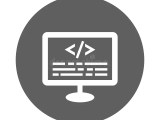 Coding Html Programming Icon Gray Vector Graphics Stock Illustration