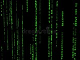 Computer Code Falling Matrix Style Stock Illustration Illustration