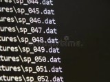 Computer Source Code Scrolls On A Screen Stock Footage Video Of