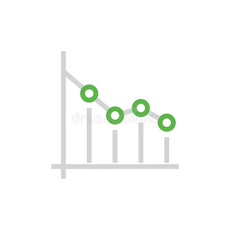 Financial Decrease Chart Icon Download In Flat Style - Ocean Wallpapers - Ultra HD Ultra HD Collection