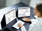 Developer Programmer Woman Coding Software Stock Image Image Of Back