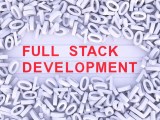 Full Stack Development With Scattered Binary Code 3d Stock Illustration