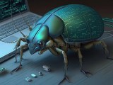 Genetic Programmer Debugging Program By Tracking And Fixing Bugs Stock
