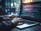 Hands Showing Coding Programmer A Software Engineer Working On A