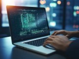 Hands Showing Coding Programmer A Software Engineer Working On A