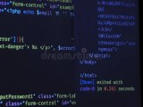 Html Code On Laptop Screen Python Code Computer Screen Stock Photo