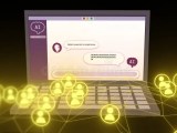 Image Of Ai Chatbot Explaining Javascript Over Network Of Connected