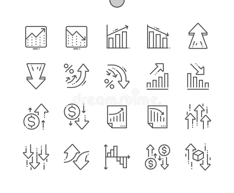 Graph Down Line Bars Decrease Bar Graph Business And Finance Down - Best Sunset Patterns in 4K