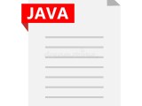 Java Source Code File Icon Java Extension File Sign Flat Style Stock