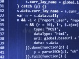 Javascript Code In Bracket Software Stock Photo Image Of Editor